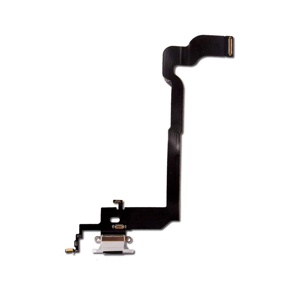 Apple iPhone X Replacement Charging Port & Microphone Flex - White ...