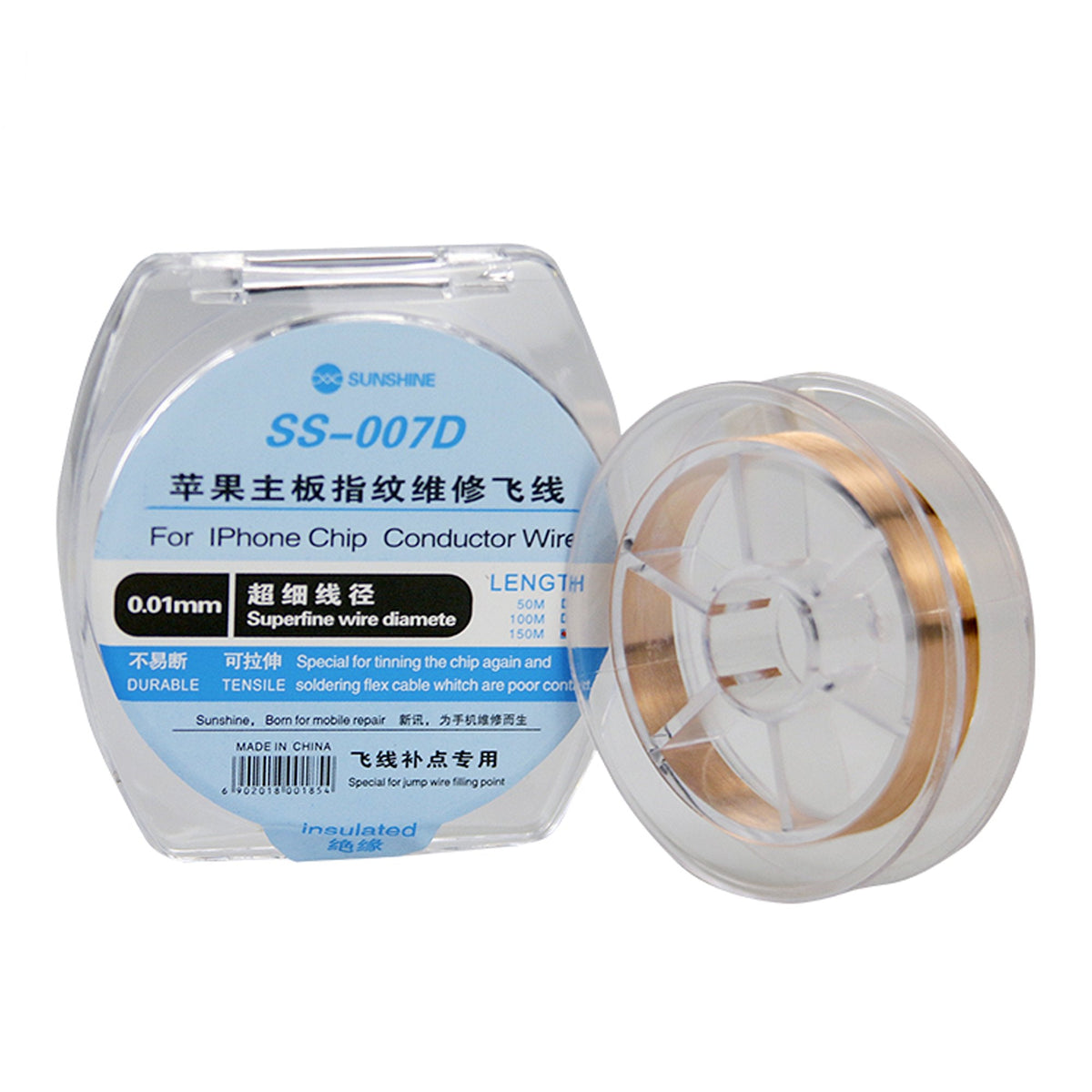 Sunshine SS-007D 0.01mm Pure Copper Soldering Jump Fly Wire — Repair Outlet